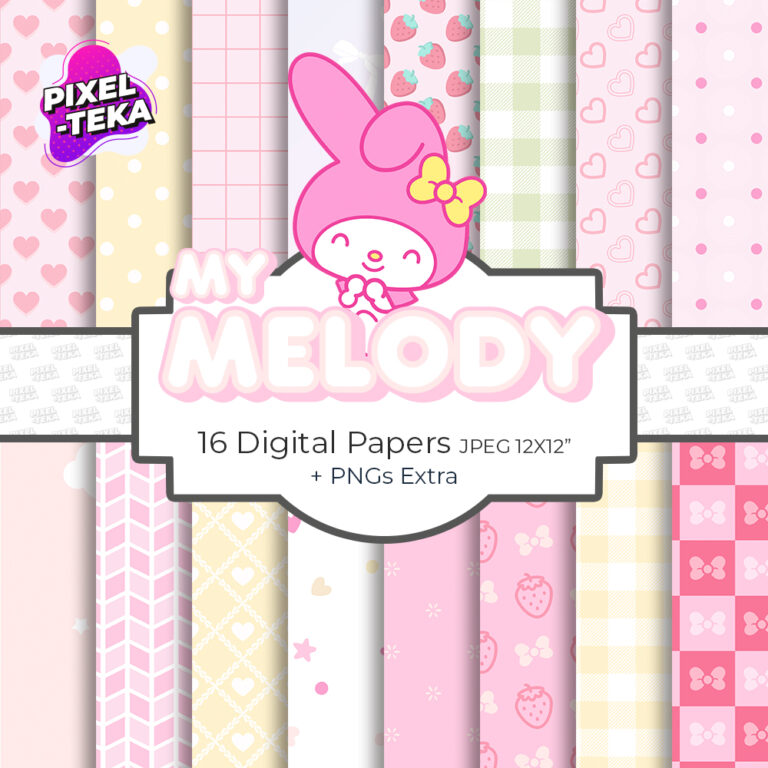 My Melody Digital Paper – Pixelteka